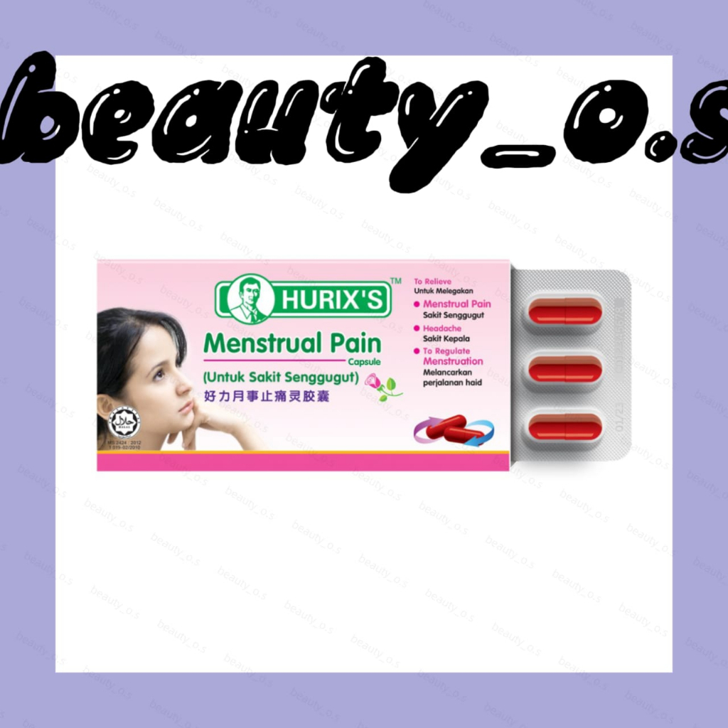 HURIX'S MENSTRUAL PAIN CAPSULE (9'S) | Shopee Malaysia