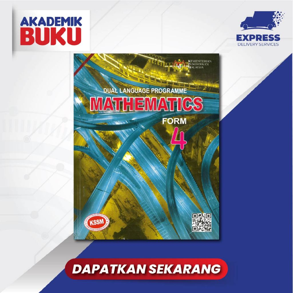 Akademik Buku Sasbadi Text Book DLP Mathematics Form 4 9789837715318 ...