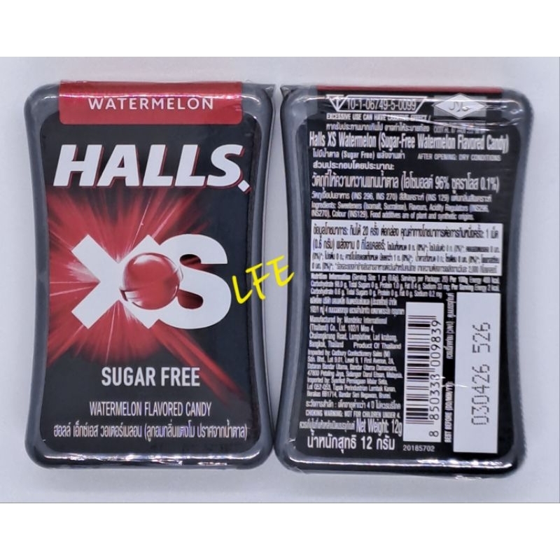 HALLS SUGAR FREE WATERMELON FLAVORED CANDY 12g | Shopee Malaysia