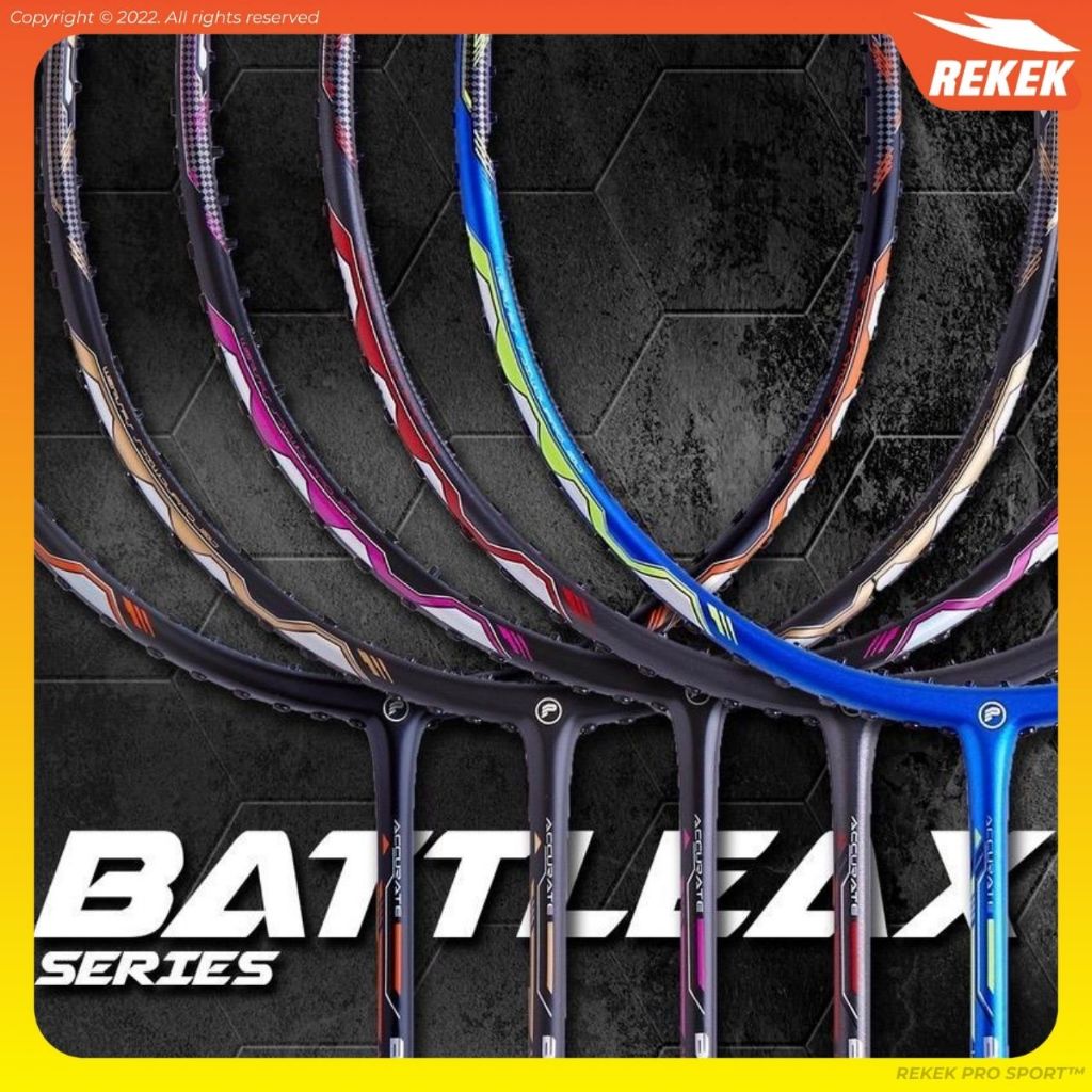 PROTECH BattleAX Series 4U Raket Badminton Racket Original PROTECH ...