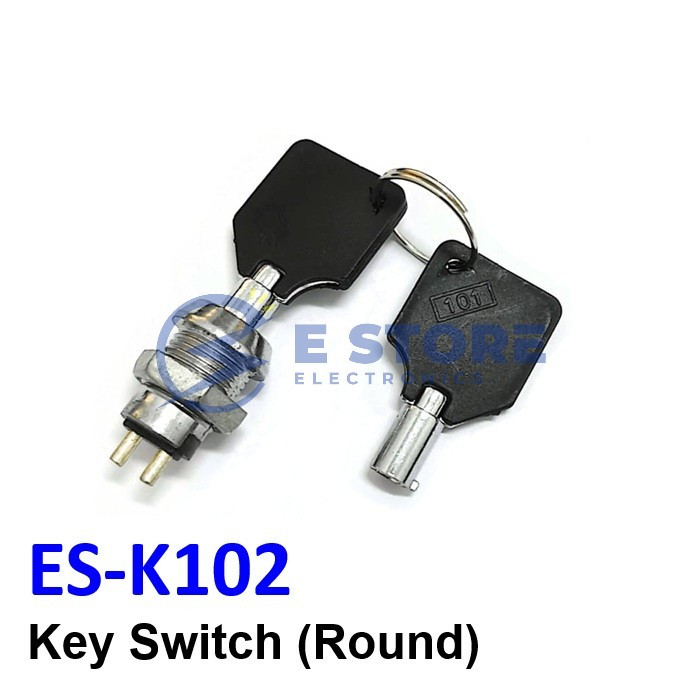 ES-K102 / ES-S101 12mm Security Electronic Key Lock Switch On/Off 2 Positon With Key | Shopee ...