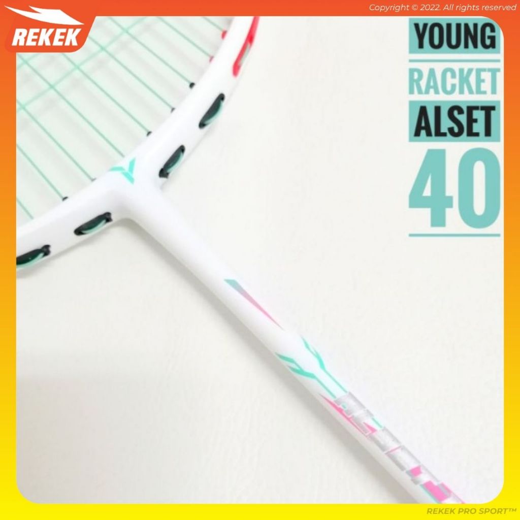YOUNG Alset 40/60 (Super Flexible) Badminton Racket Raket Badminton ...