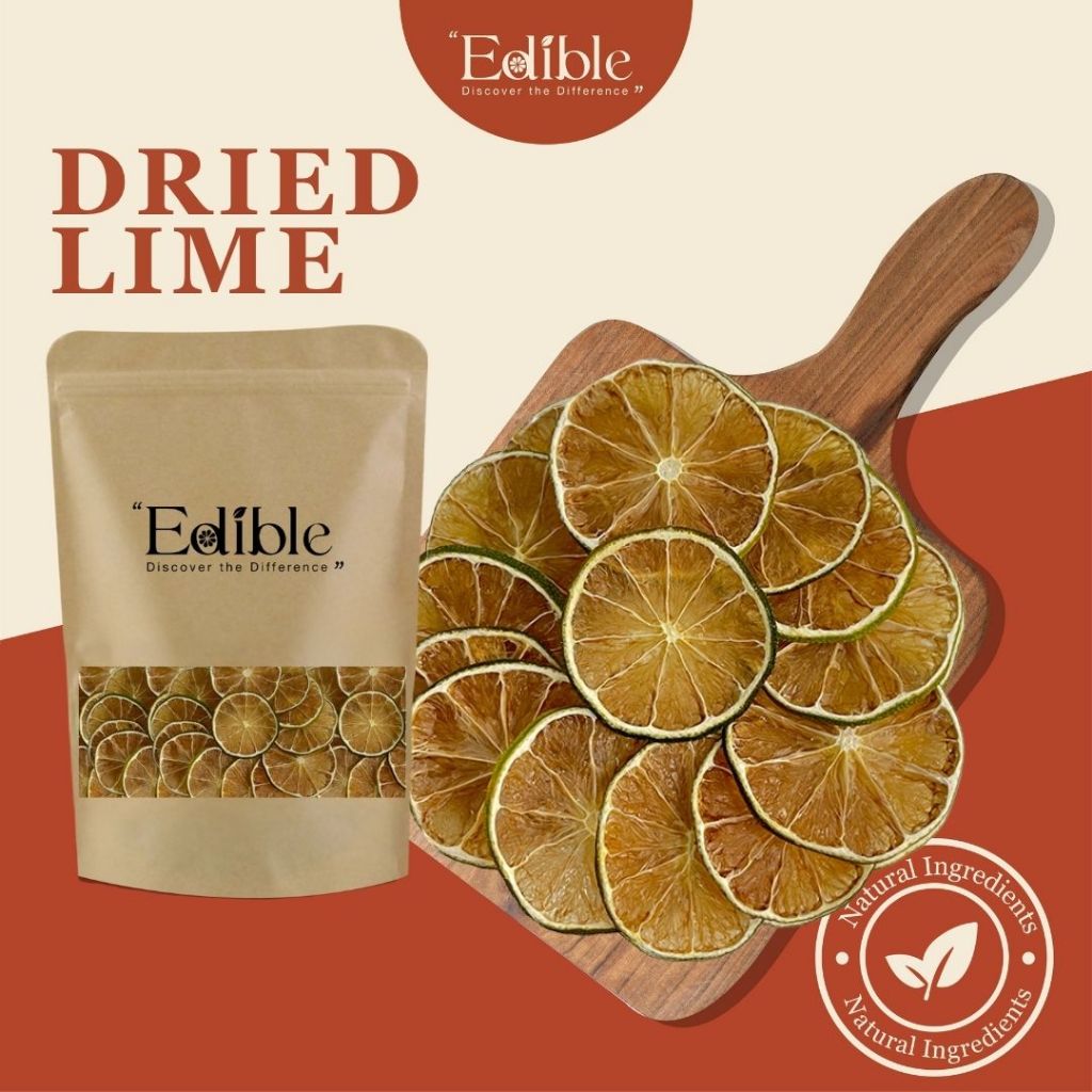 Edible Dried Lime Slices (seedless) | Limau Nipis Kering | Dried Green ...
