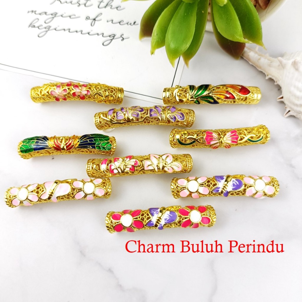 * Ready Stock * Emas Korea Charm Buluh Perindu | Shopee Malaysia