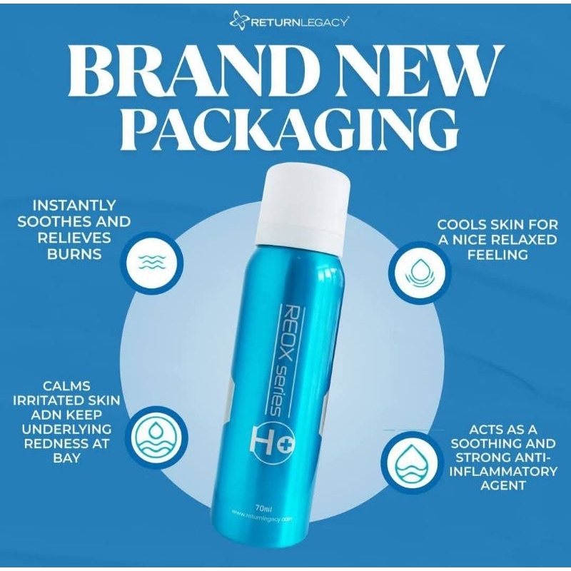 (Exp:11/27) 70ML Return Legacy Reox Series H+ Hplus 神奇水 喷雾 | Shopee ...