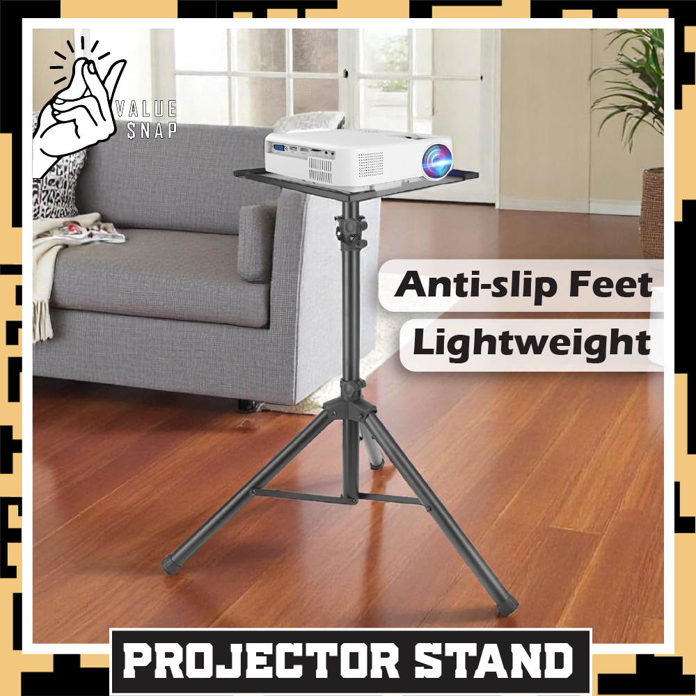 Projector Stand Adjustable Tripod Portable Floor Stand DJ Racks Laptop ...
