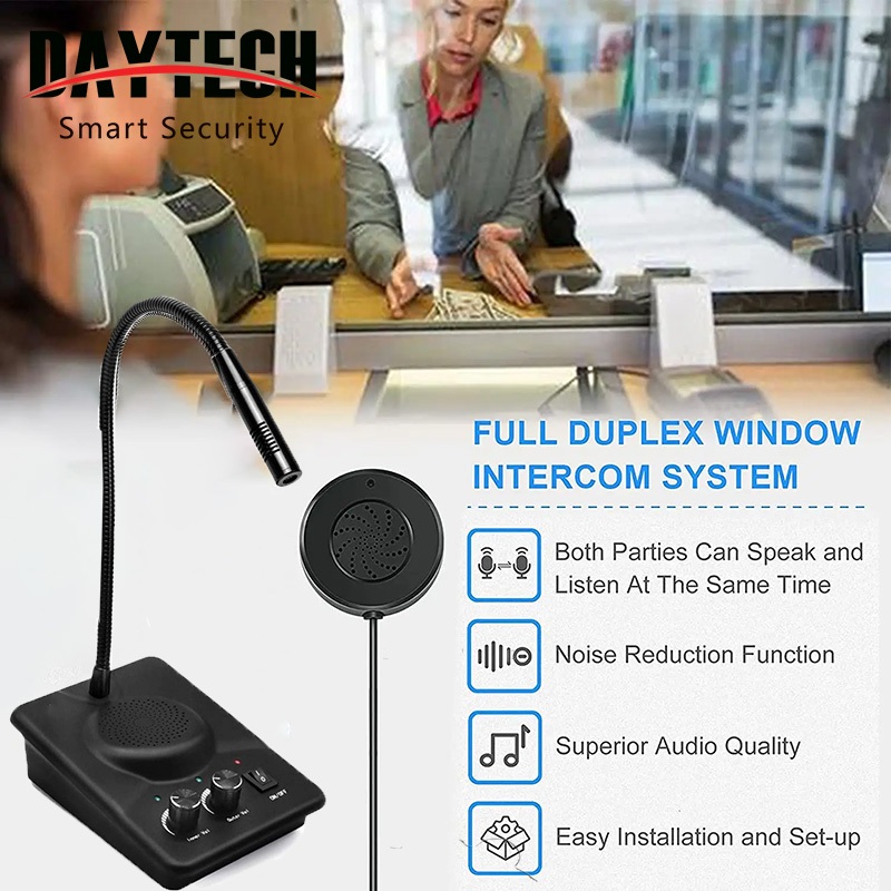 Daytech Window Intercom System Dual-Way Anti-Interference ...