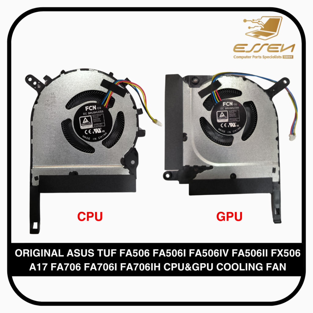 ORIGINAL ASUS TUF FA506 FA506I FA506IV FA506II FX506 A17 FA706 FA706I FA706IH CPU & GPU COOLING ...