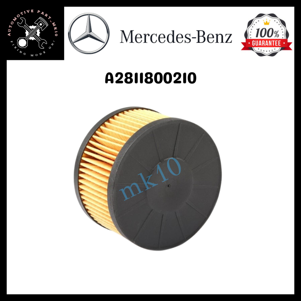 Mercedes-Benz Engine Oil Filter A2811800210 – 100% Genuine | Shopee ...