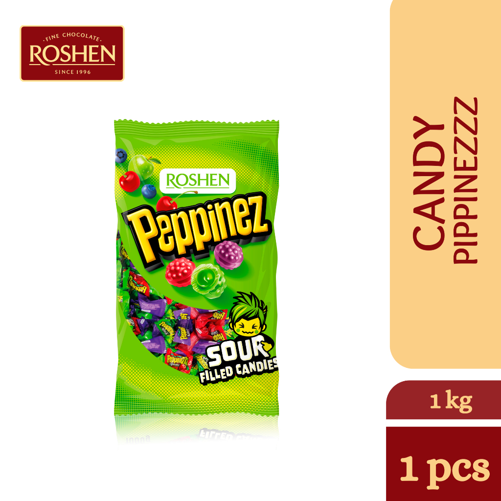 ROSHEN Peppinezz Sour Candy Filled 900gm Gula gula VIRAL ready stock ...