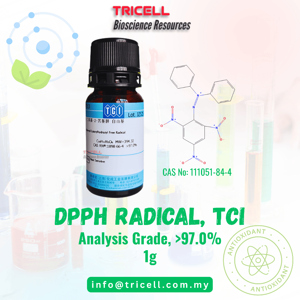 2,2-DIPHENYL-1-PICRYLHYDRAZYL (DPPH) RADICAL, FOR ANTIOXIDANT TESTING ...