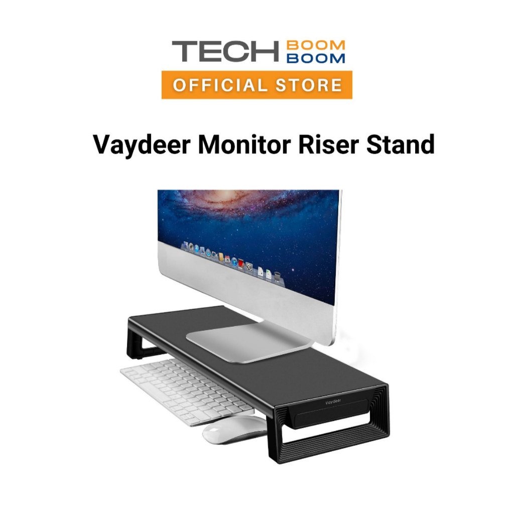 VAYDEER Monitor Stand USB Fast Charging or Wireless Charging Computer ...