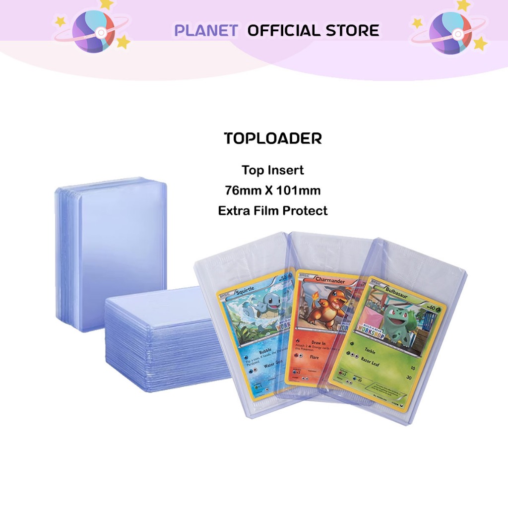 Toploader 1pcs Pokemon | TCG Card Sleeves | Digimon TCG | OP One Piece ...