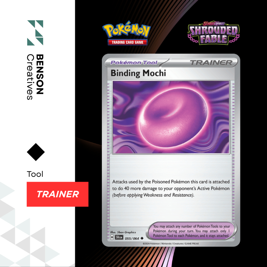 Binding Mochi | 095/131 | Trainer - Pokémon Tool | Pokémon TCG | Shopee ...