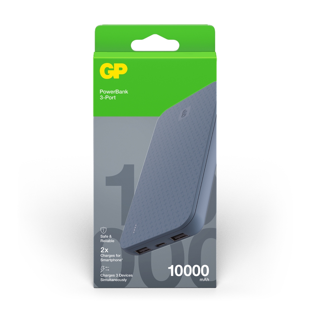 GP B+ Series PowerBank 10000mAh 15W Fast Charging Power Bank (Blue ...