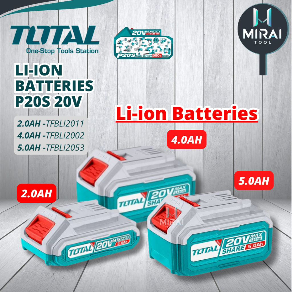 TOTAL P20S 20V Li-ion Battery Pack ( TFBLI20011 , TFBLI20021 ...