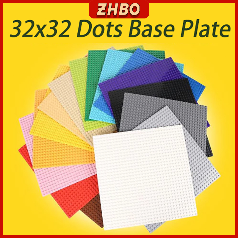 32x32 Dots Base Plate Colors Classic DIY Building Blocks Toys | Shopee ...