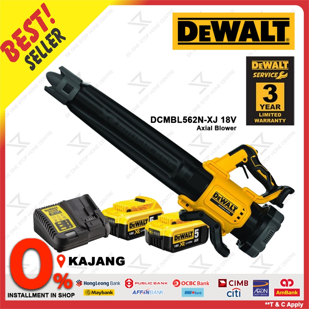 (100% Original)Dewalt DCMBL562N-XJ Cordless Leaf Blower 18V / mesin ...