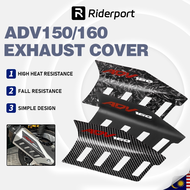 Honda adv 150 160 exhaust cover muffler garnish cover adv150 adv160 | Shopee Malaysia