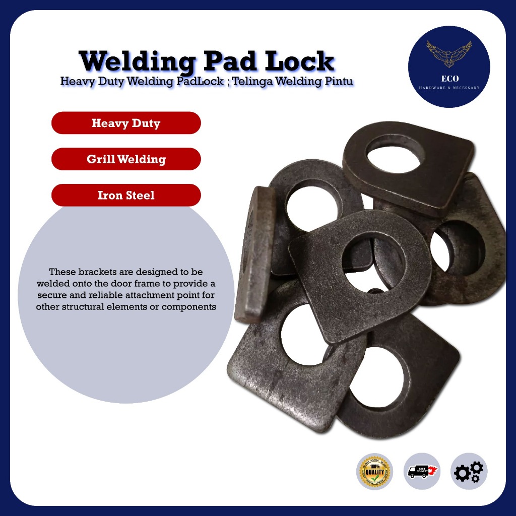 Grill Besi Welding Padlock Eye Bracket Welding Door Ear Telinga Welding ...