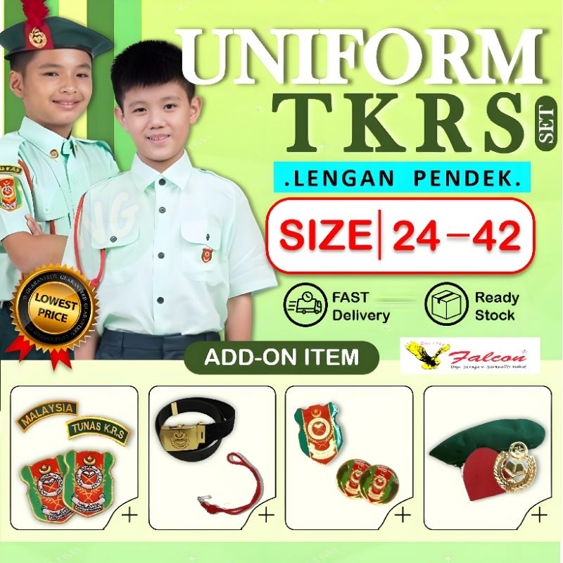 [ORIGINAL] [READY STOCK]FALCON UNIFORMS TKRS TUNAS KADET REMAJA SEKOLAH ...