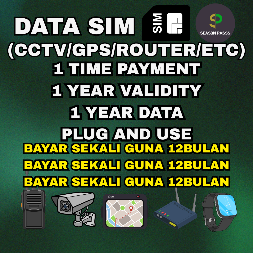 CCTV SIM/GPS SIM/ROUTER SIM/GPS TRACKER/ONEXOX SIMCARD BEST OFFER | Shopee Malaysia