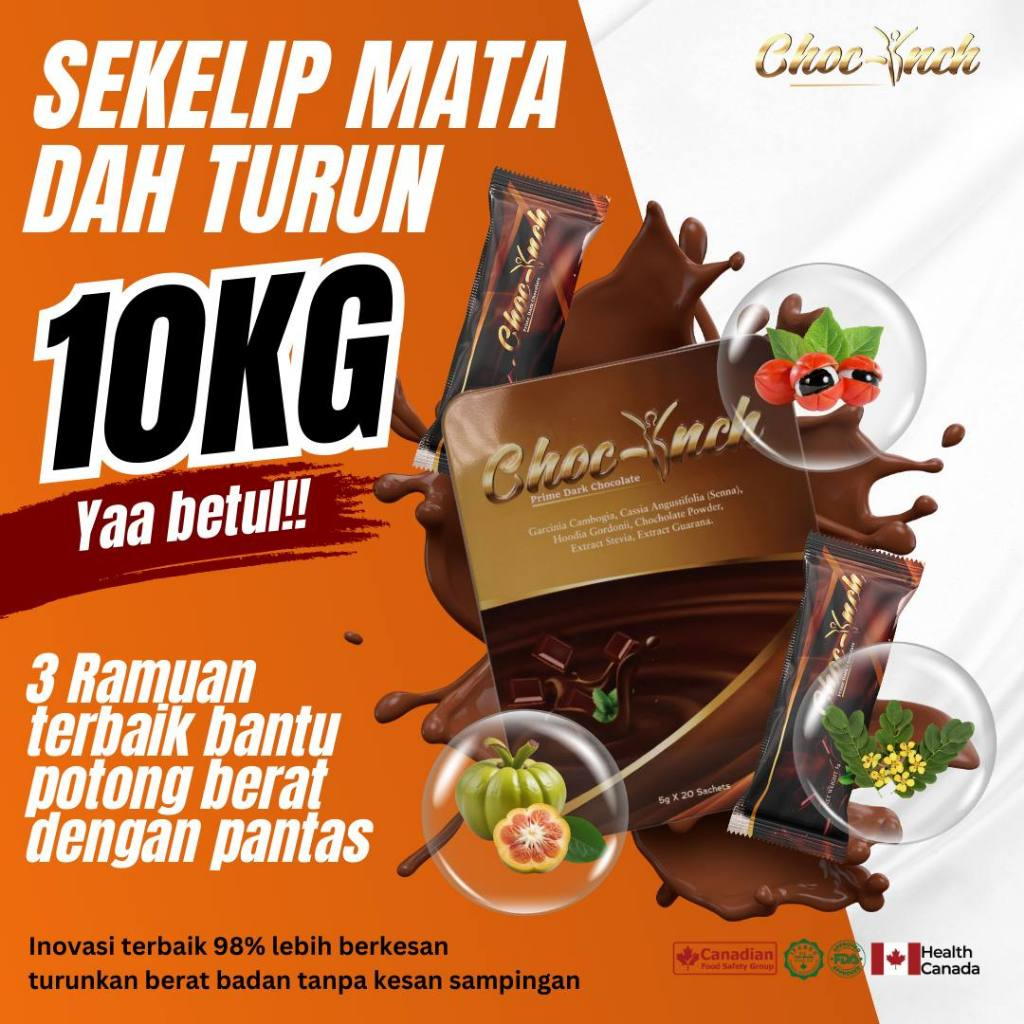 CHOC INCH KURUS DAN LANSING SEAWAL SEMINGGU | Shopee Malaysia