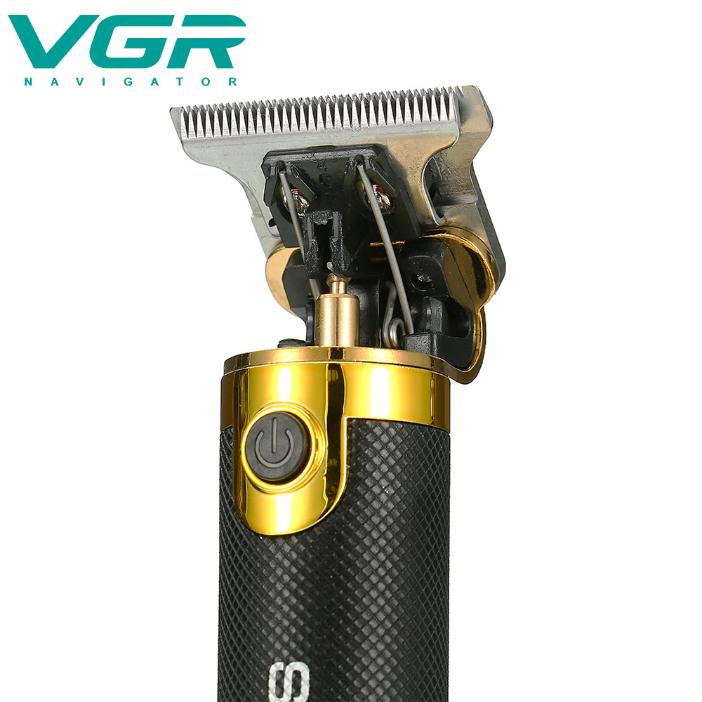 Original VGR V-082 Zero Adjustable Professional Rechargeable Hair trimmer Metal Barber Use ...