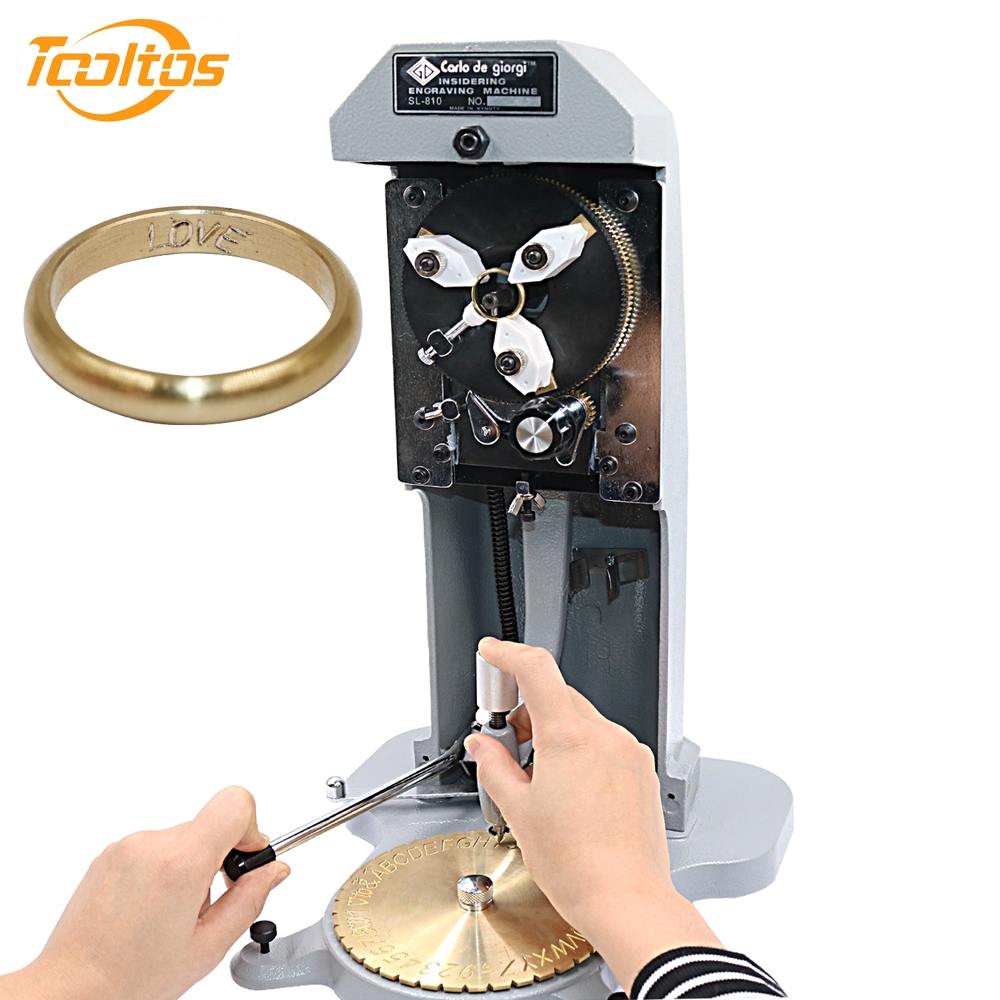 Ring Inside Engraving Machine Standard Letter Block Dial Plotter Gold ...