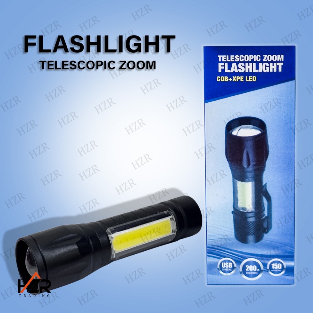 Long Range Rechargeable Zoom Torch Powerful Spotlight Lamp Magnet ...