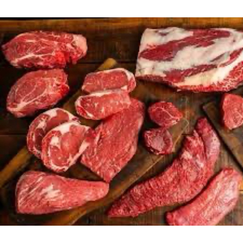 Fresh clean cow meat 1kg/daging lembu halal | Shopee Malaysia