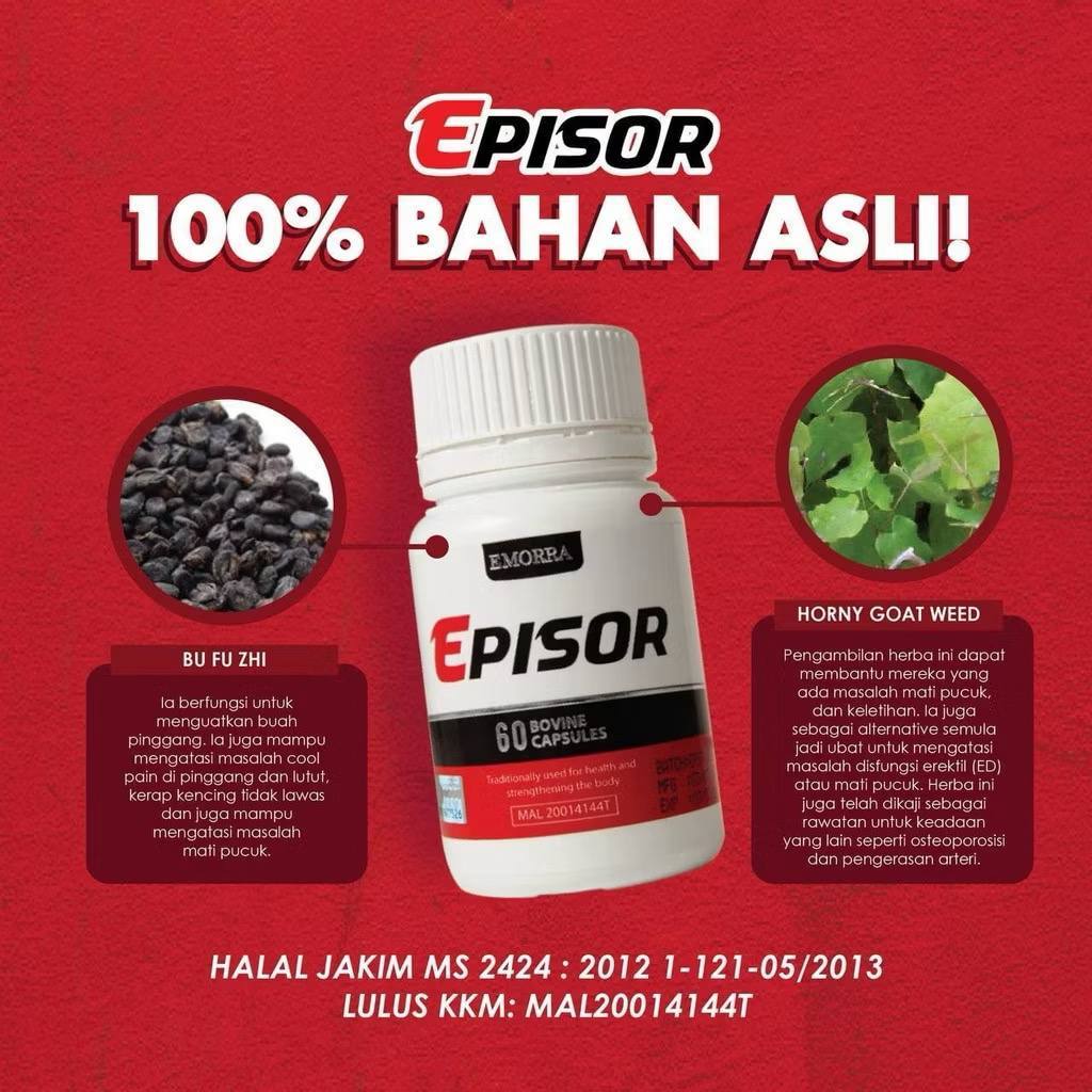 [Ready Stock] Emorra Episor 500mg (60’s Capsules) | Shopee Malaysia