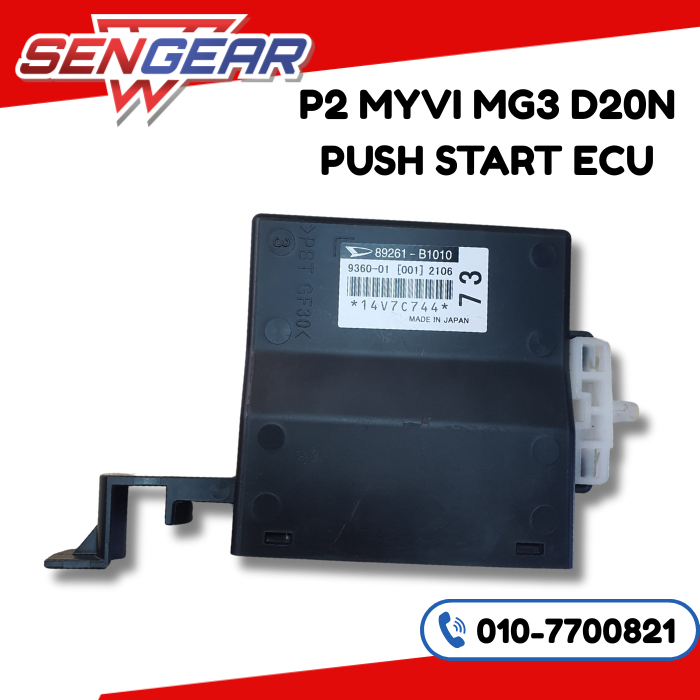 PERODUA MYVI D20N MG3 2018" ENGINE PUSH START ECU 100% NEW 89261-B1010G ...
