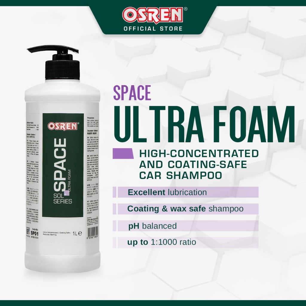 OSREN Solution+ Space Ultra Foam - High-concentrated & Coating-Safe Car ...