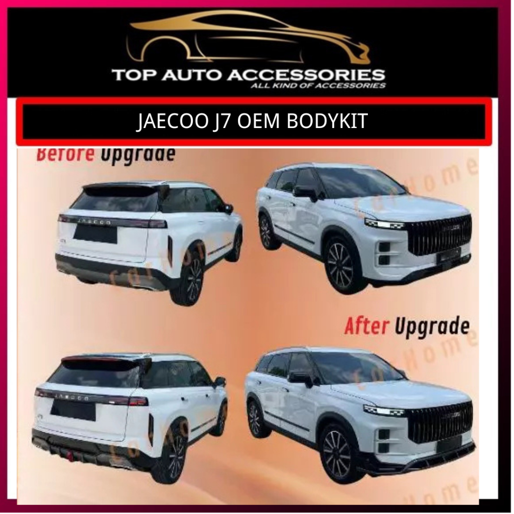 JAECOO J7 OEM BODYKIT PP MATERIAL FRONT & REAR BODYKIT GOOD FITMENT ...
