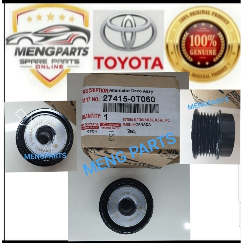 ORIGINAL TOYOTA WISH ZGE20 ZGE22 ZGE25 HARRIER ZSU60 C-HR ZGX10 ZGX11 ...