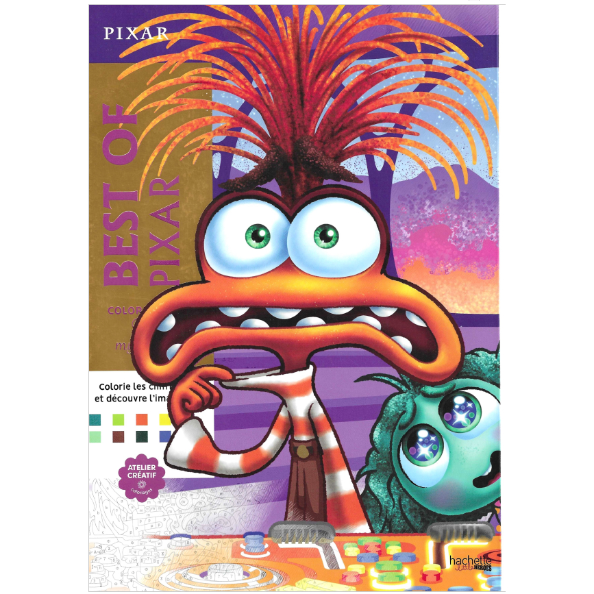 Color By Number Best Of Pixar - Kertas Mewarna Colour by number. total ...