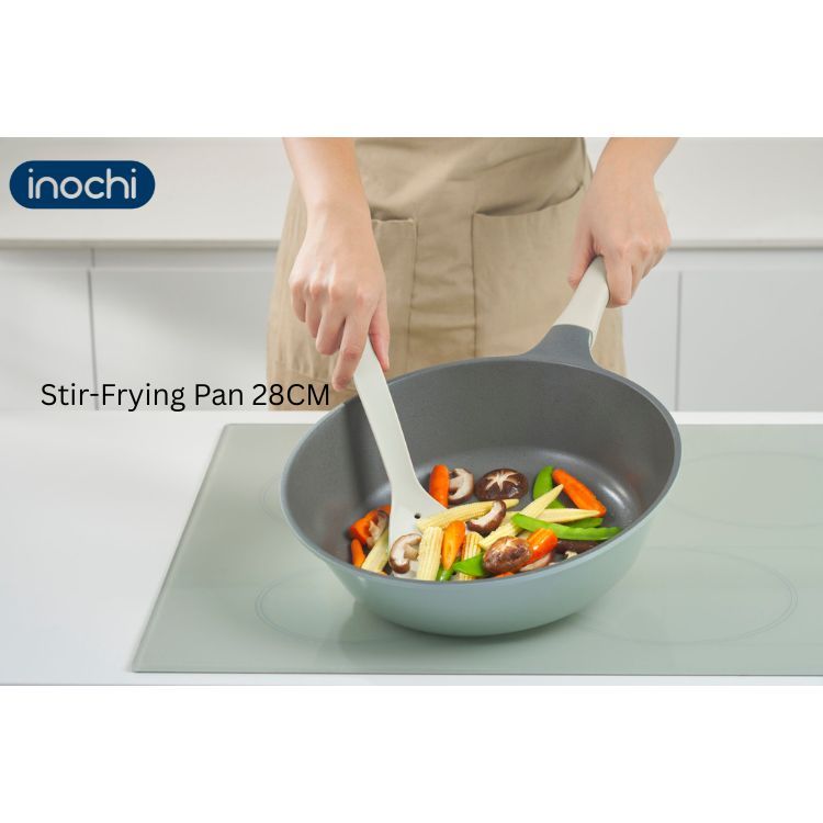 Omi Grey Marble Pan 28CM (Stir-Frying Pan) | Shopee Malaysia