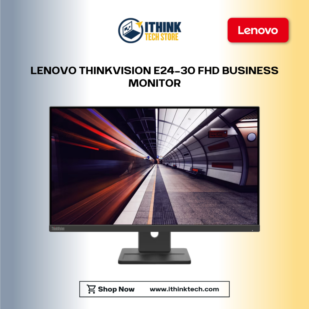 LENOVO THINKVISION E24-30 FHD BUSINESS MONITOR | Shopee Malaysia