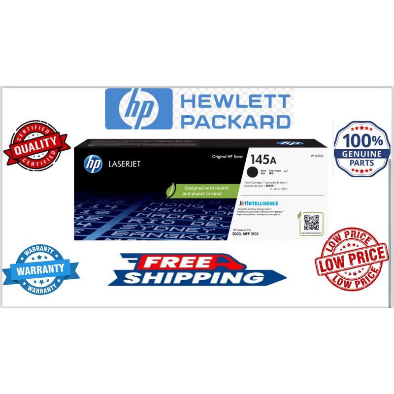 HP W1450A (145A) Original Toner Cartridge Laser Jet Pro 3003,MFP3103 ...