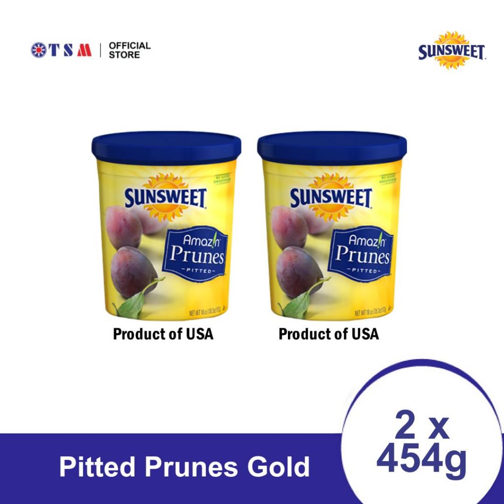 Sunsweet Pitted Prunes Gold (454g x 2 Cans) | Shopee Malaysia