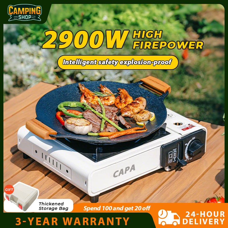 Dapur Gas Portable Gas Stove Mini Outdoor Camping Burner Foldable ...