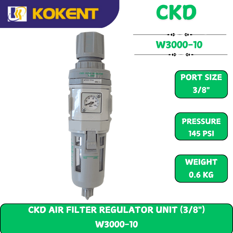 CKD AIR FILTER FR UNT W3000-10 (3/8") | Shopee Malaysia