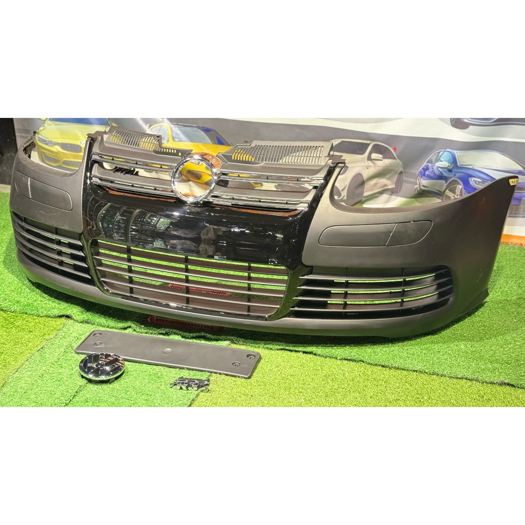 1 volkswagen golf mk5 front bumper R32 black fit for replace upgrade ...
