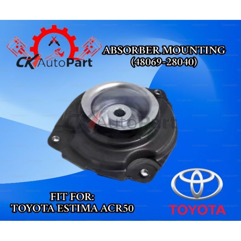TOYOTA ESTIMA ACR50 ABSORBER MOUNTING (48069-28040) 1SET 2PCS | Shopee ...