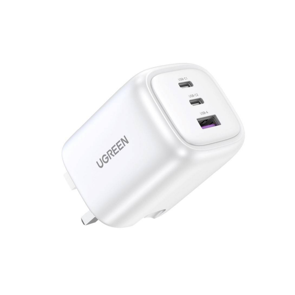 UGREEN NEXODE 65W 2C1A GAN FAST CHARGER + USB-C TO USB-C CABLE 100W 1 ...