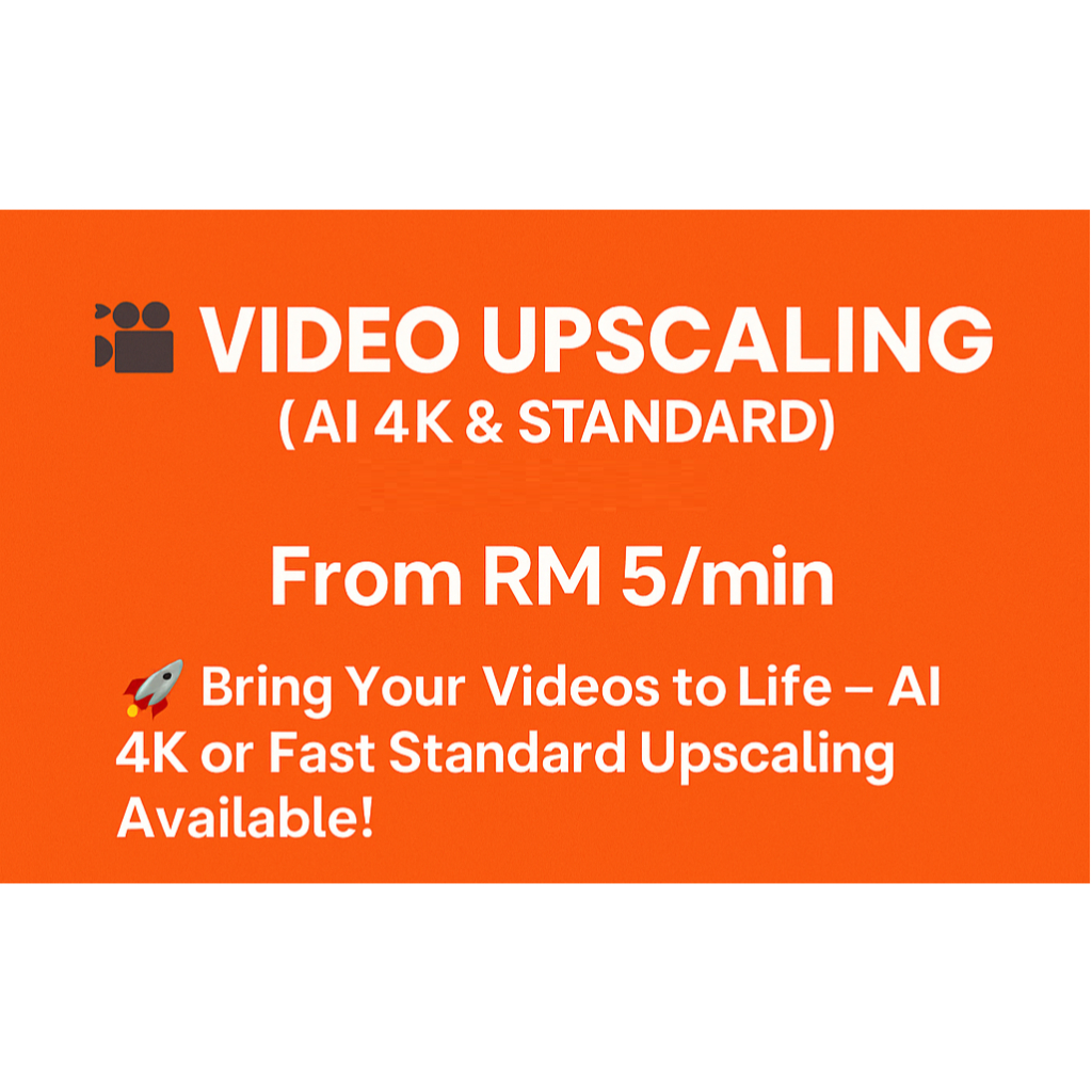 🎥 Video Upscaling (AI 4K & Standard Upscaling 720p 1080p 2K 4K) | Reels ...