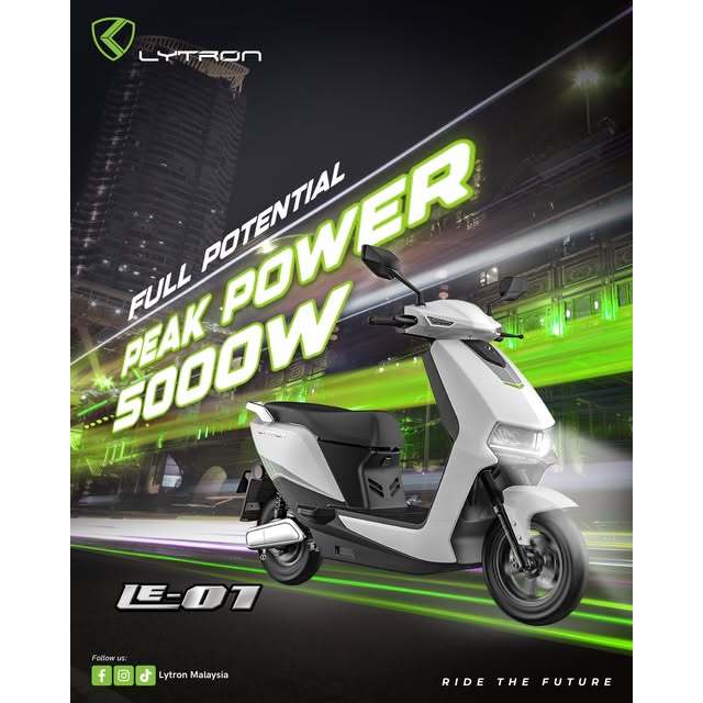 LYTRON LE-01 EV - New EV Bike Electric Scooter NFC Keyless 100km ...