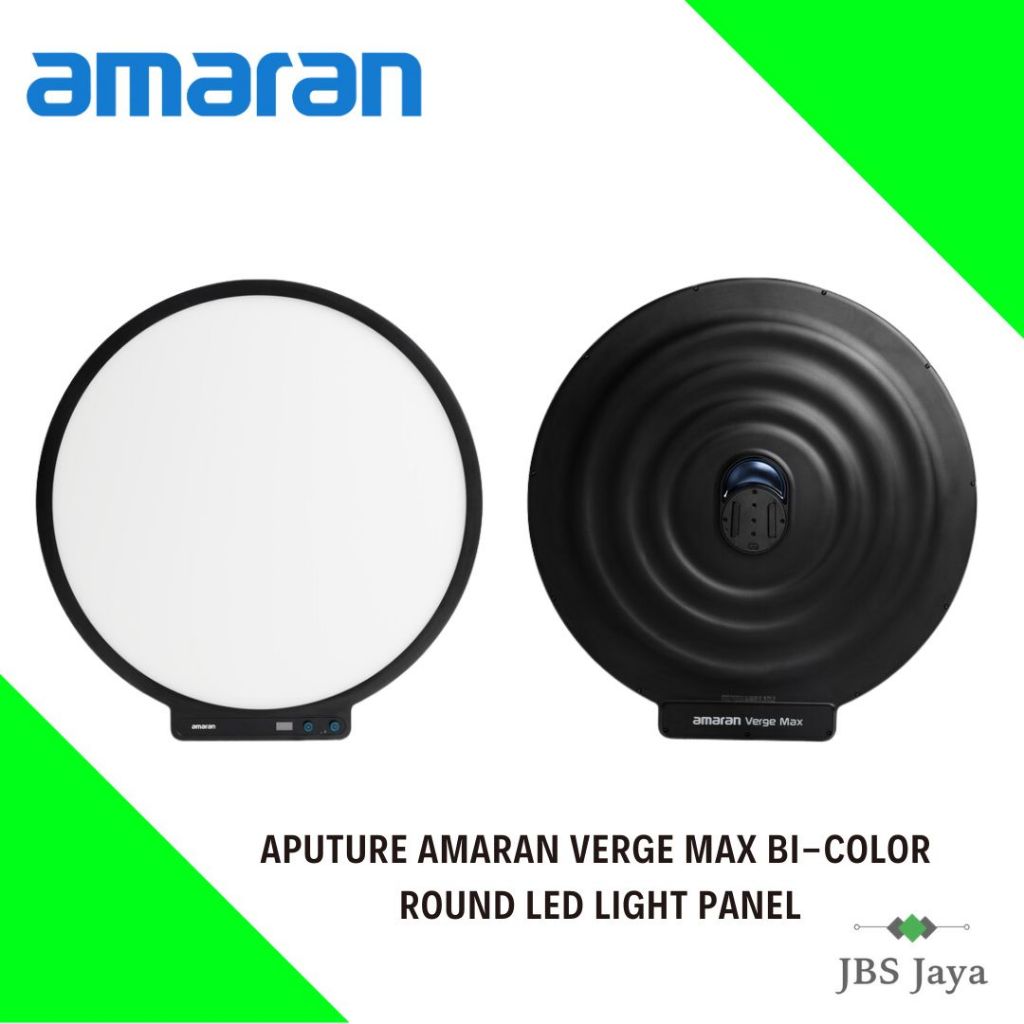 Aputure amaran Verge Max Bi-Color Round LED Light Panel | Shopee Malaysia