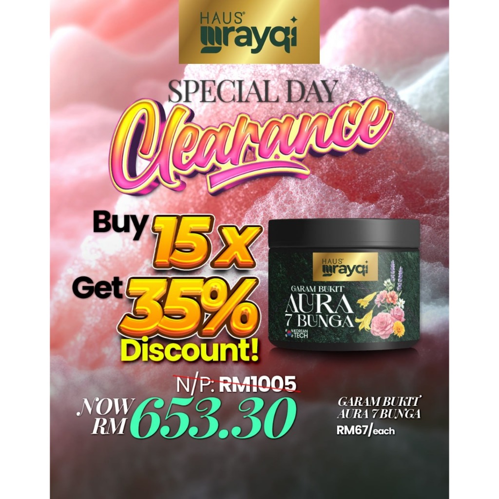 (HAUS MRAYQI) GARAM BUKIT - SPECIAL DAY FOR CLEARANCE (FOR EXTERNAL USE ...